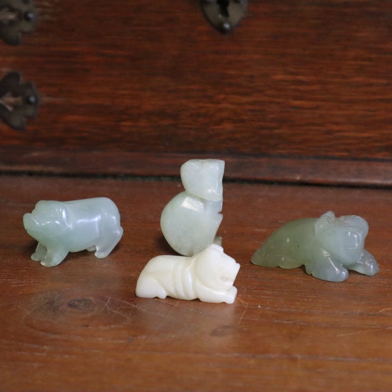 Carved Jade Animal - Etsy