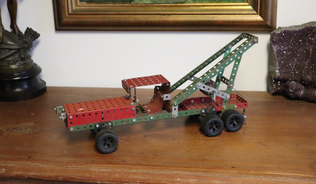 C1940's Scratch Built Meccano Crane - Vintage Large Meccano Crane - Etsy