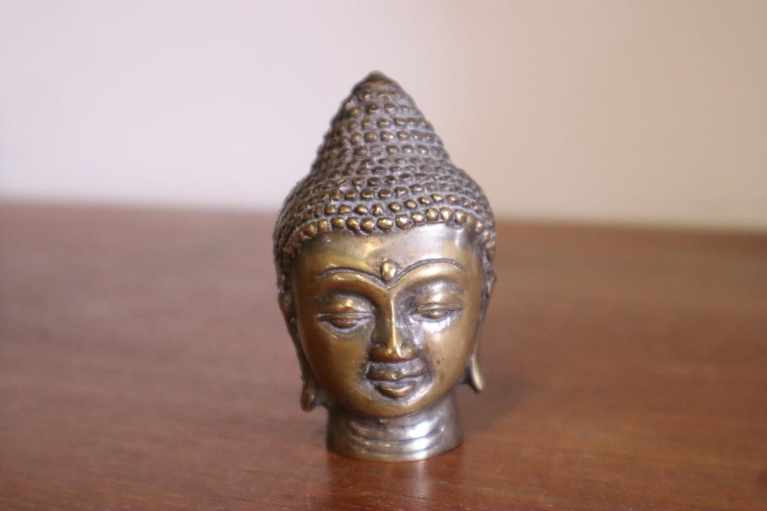 C1900 Asian / Indian Bronze Bust of a God or Deity - Votive / Religious ...