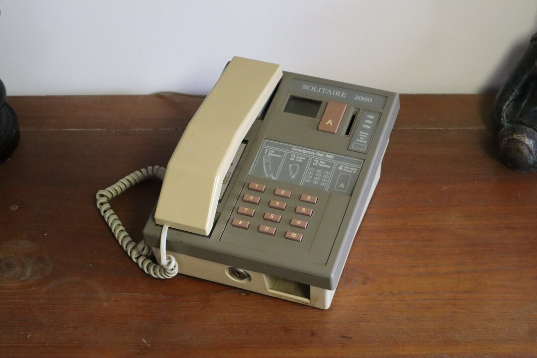 Solitaire 2000 Vintage Payphone Pub / Hotel Pay Telephone - Etsy