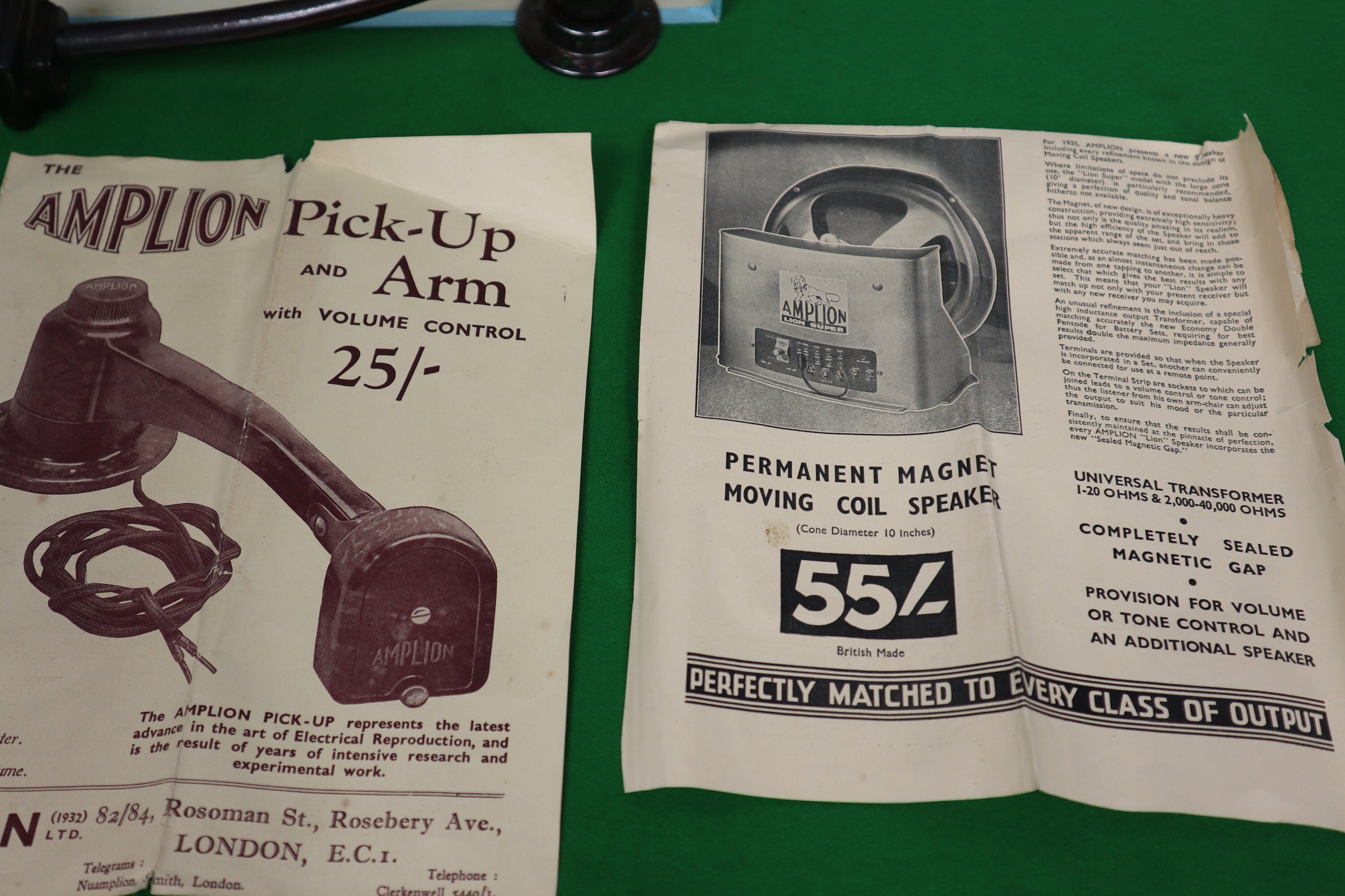 1930's AMPLION Pick-up Arm DAPTACON Pick-up Arm | Etsy