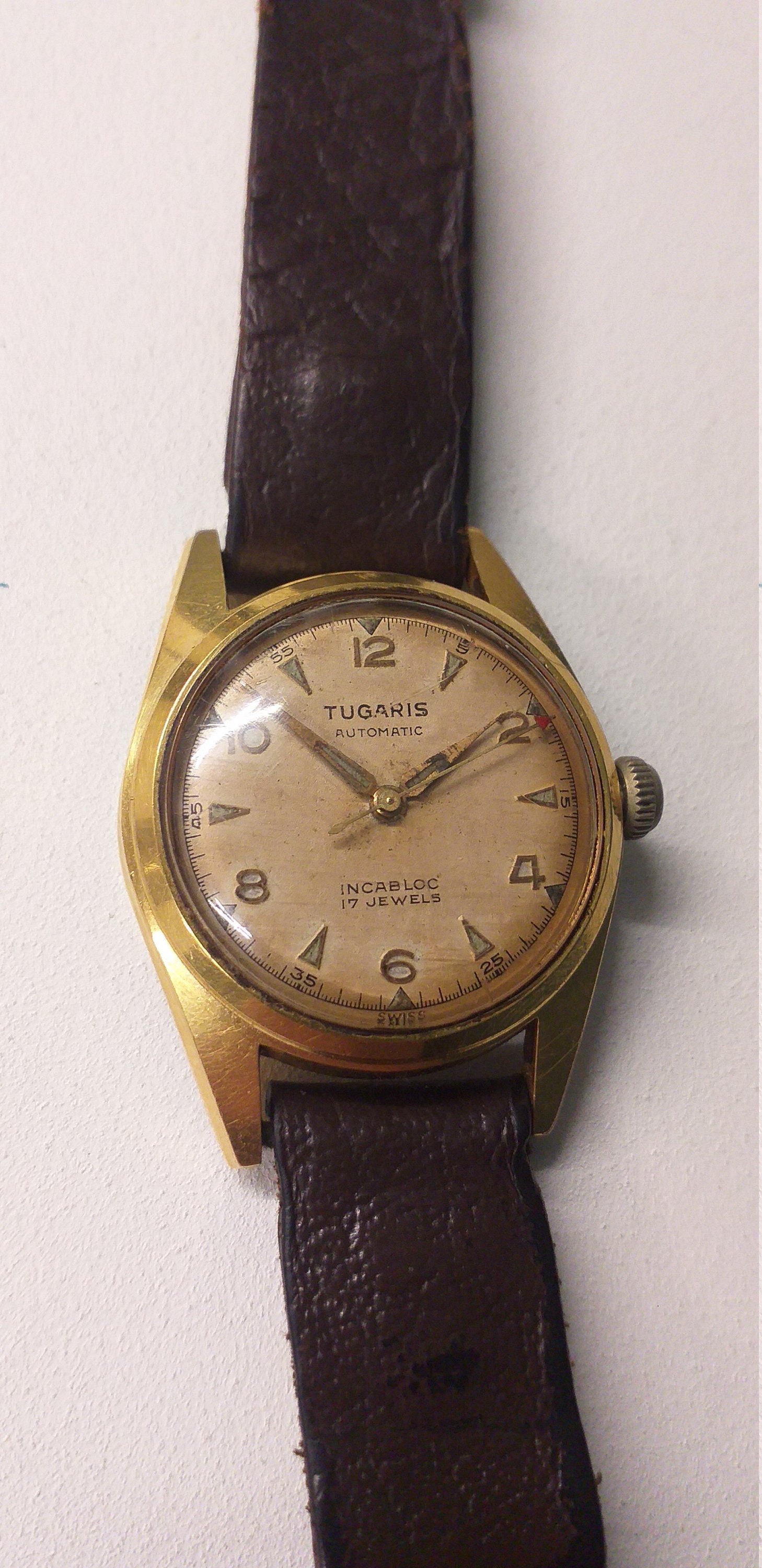 1950's Tugaris Automatic Watch Gent's 17 Jewel Watch | Etsy
