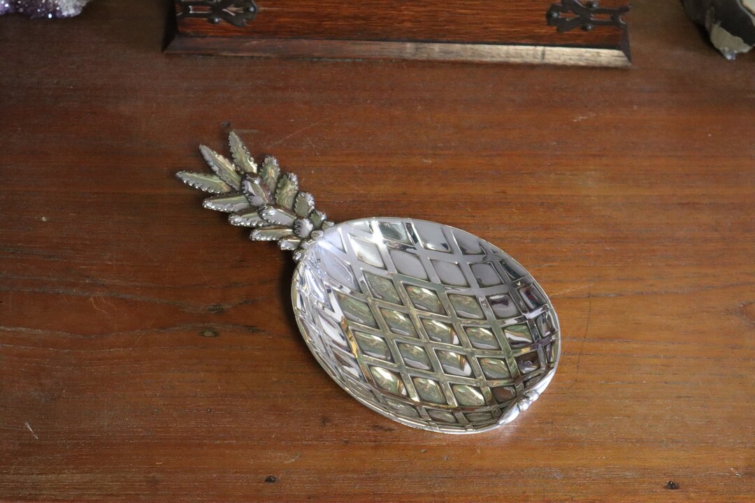 Mid-century Silver Plated Pineapple Serving Dish Pineapple Form Dish - Etsy