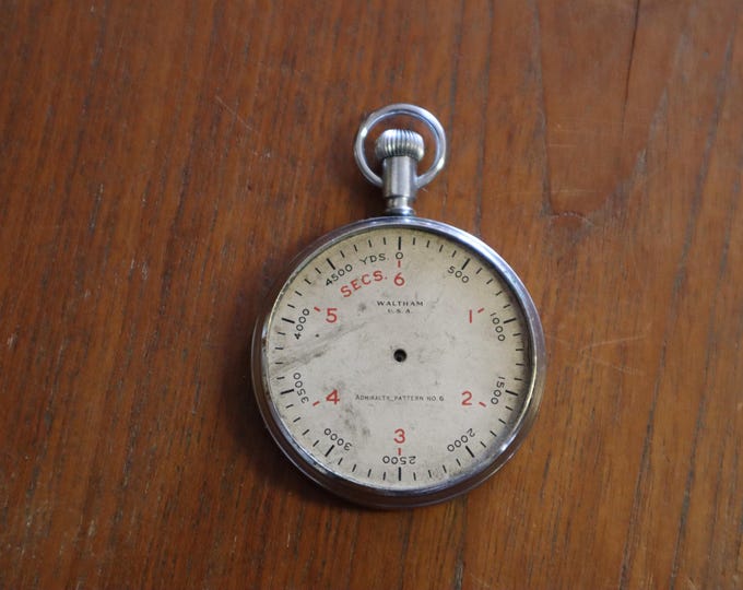 WW2 Waltham Military Issue Stopwatch - Admiralty Pattern No-6 / Royal ...