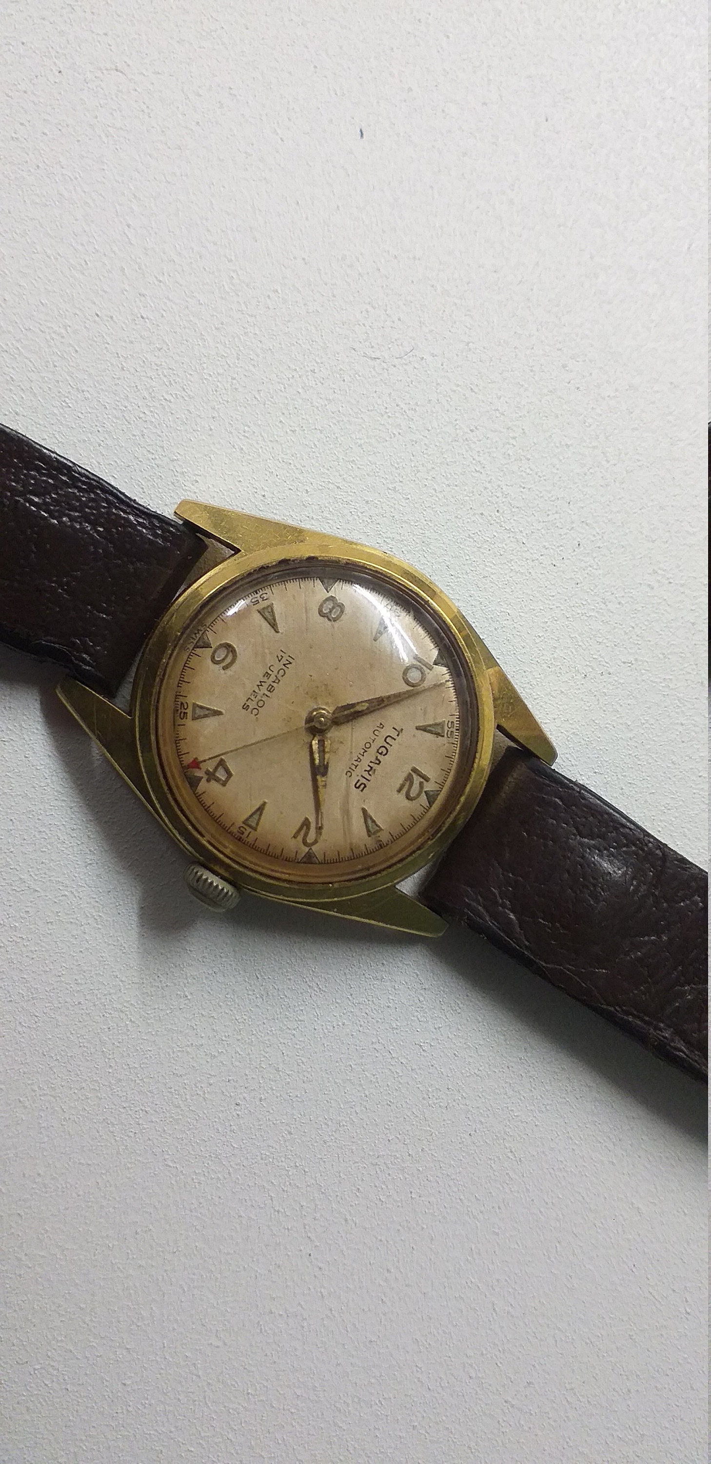 1950's Tugaris Automatic Watch Gent's 17 Jewel Watch | Etsy