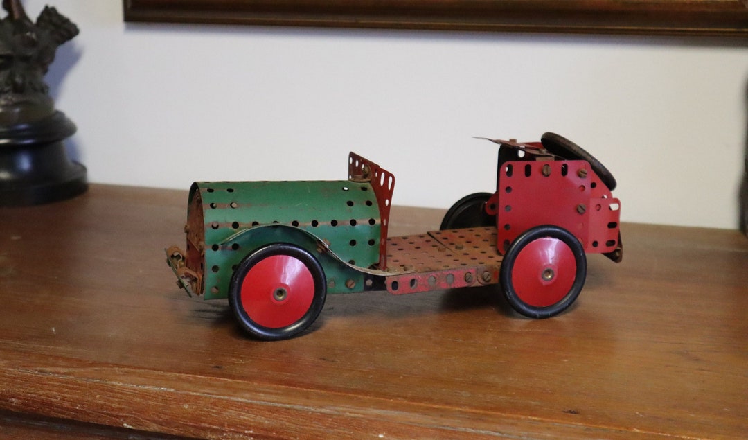 Vintage Meccano Roadster Car Model - C1940's Scratch Built Meccano Car ...