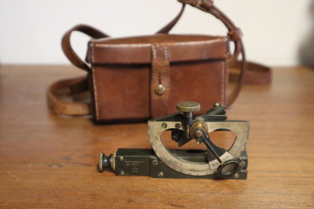1916 WW1 Military Issue Field Sextant by Short & Mason of London With ...