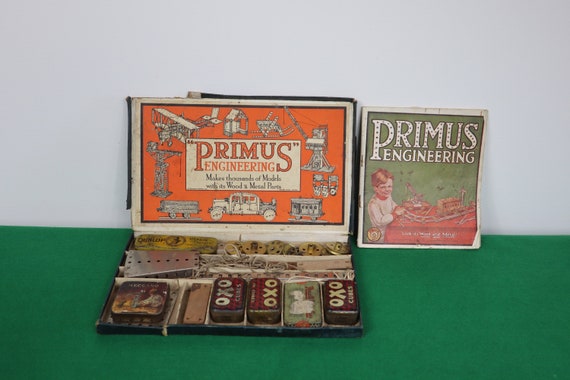 1920's Primus Engineering Set Meccano Type Kit | Etsy