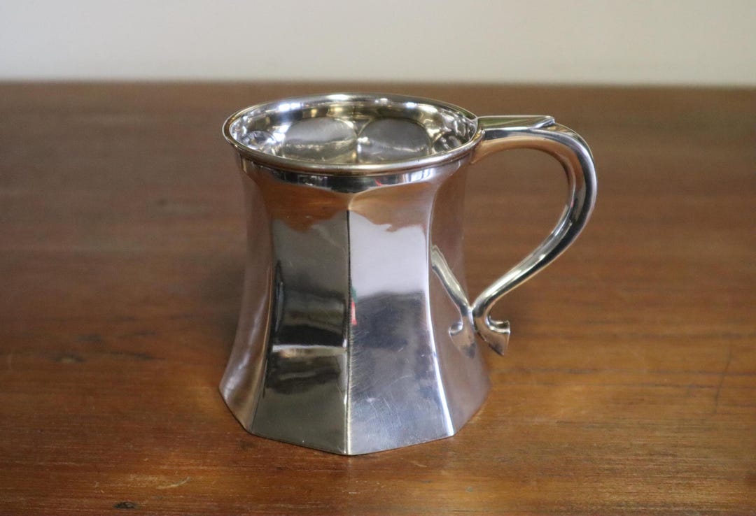 1923 Hallmarked Sterling Silver Art Deco Style Cup - 126g Birmingham ...