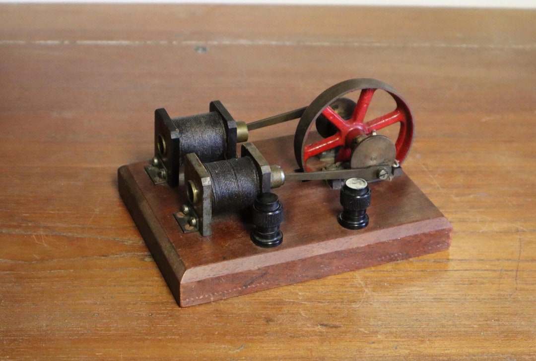 Vintage Scratch-built Electric Model Stationary Engine With ...