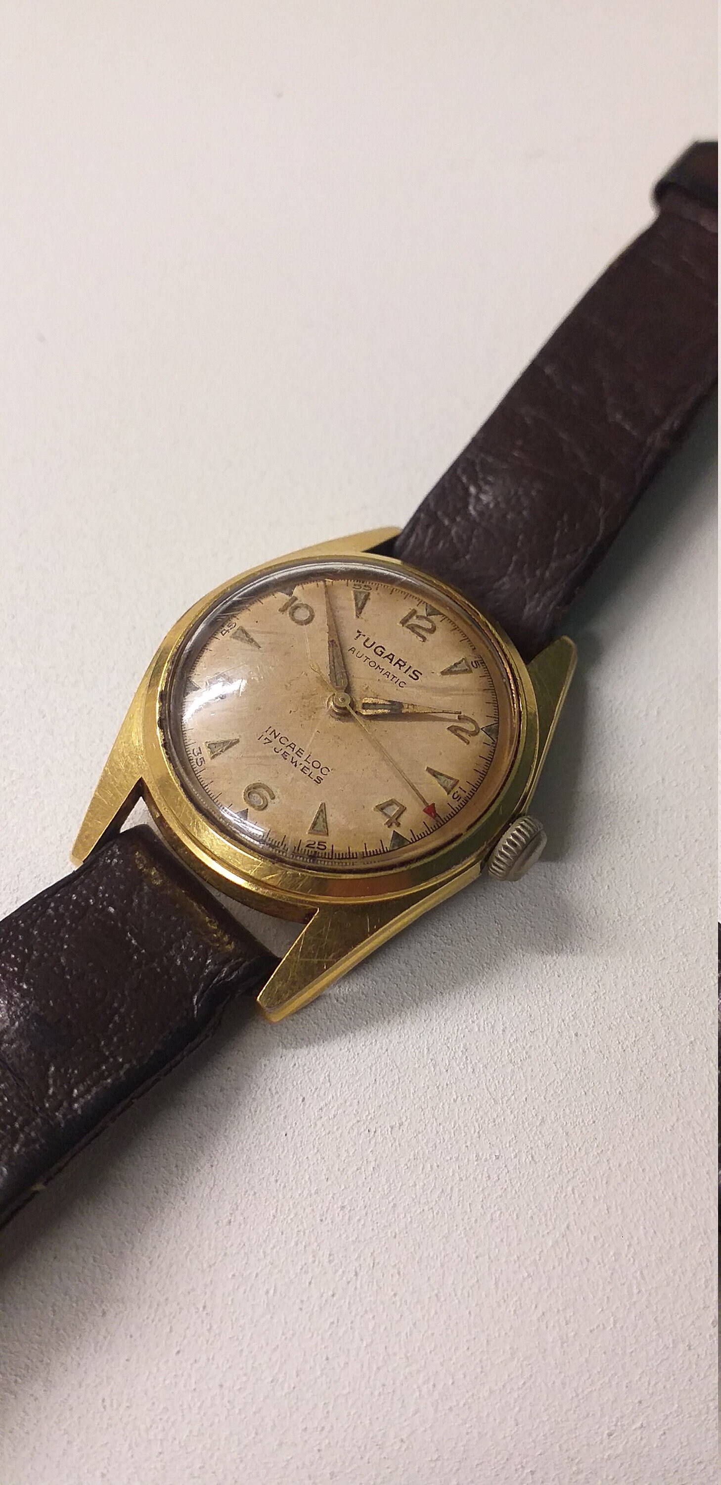 1950's Tugaris Automatic Watch Gent's 17 Jewel Watch | Etsy