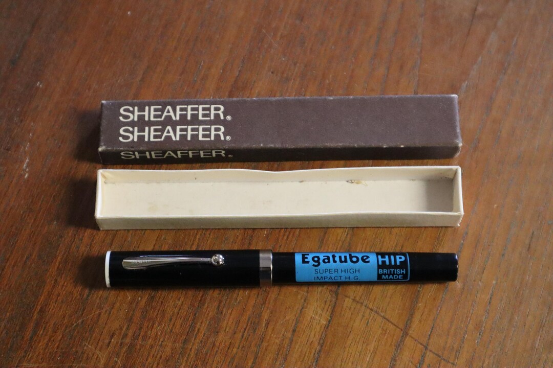 Vintage Sheaffer Egatube Ballpoint Pen in Original Box - Rare Egatube ...