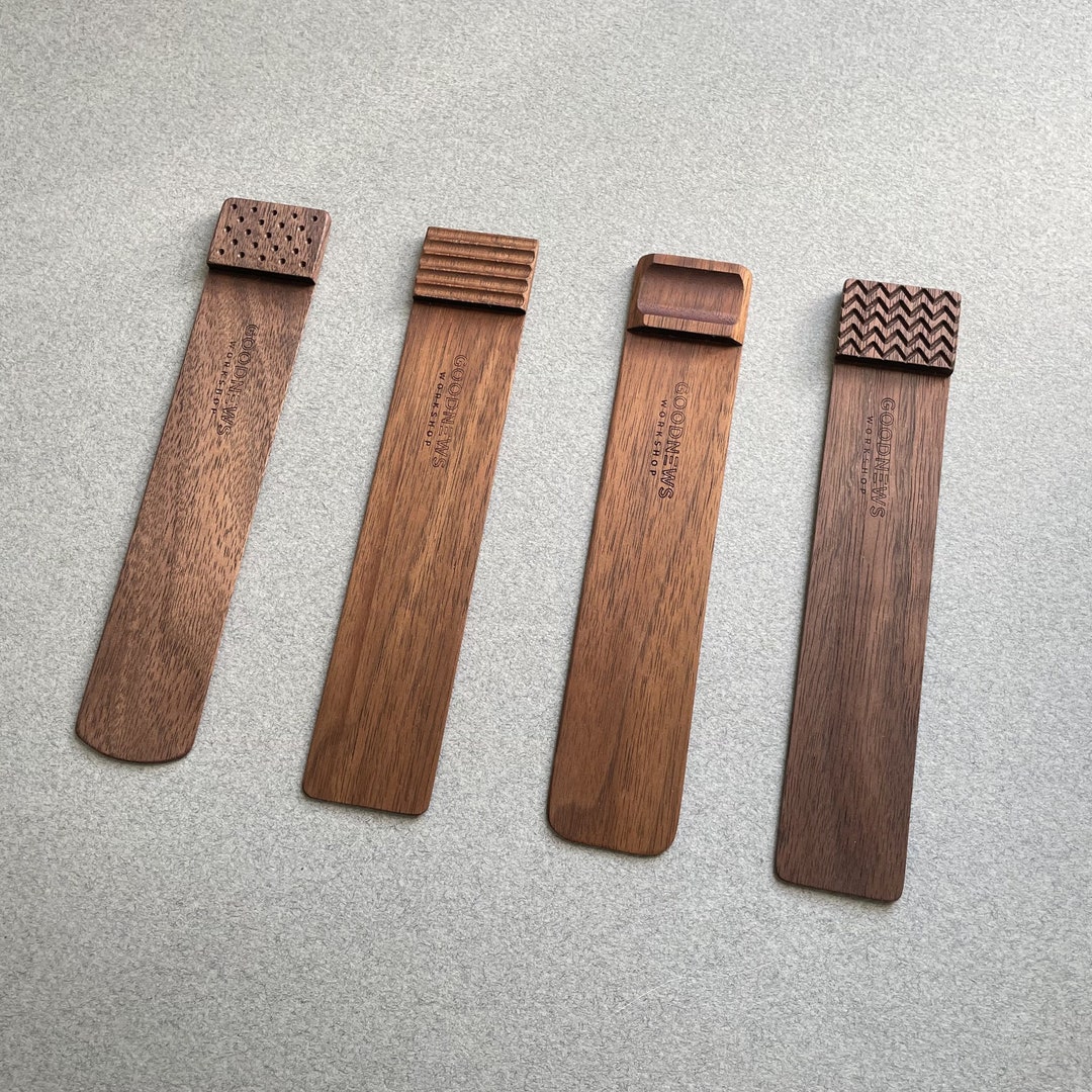 Edge Bookmark / Solid Wood Bookmark - Etsy
