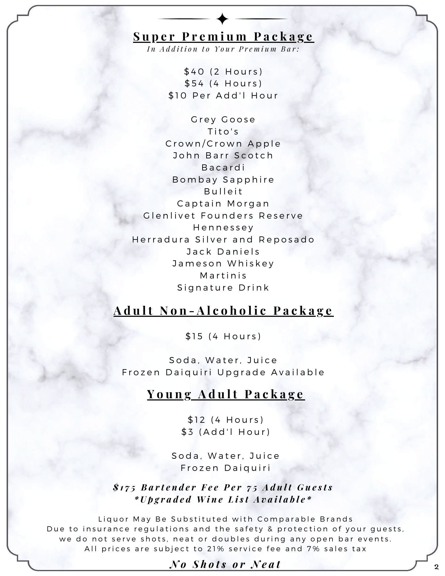 Catering Menu Template - Etsy