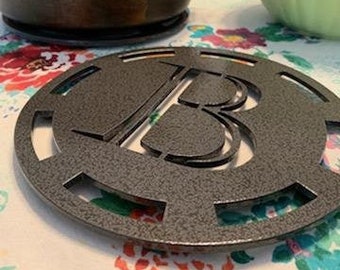 Monogram Trivet | Etsy