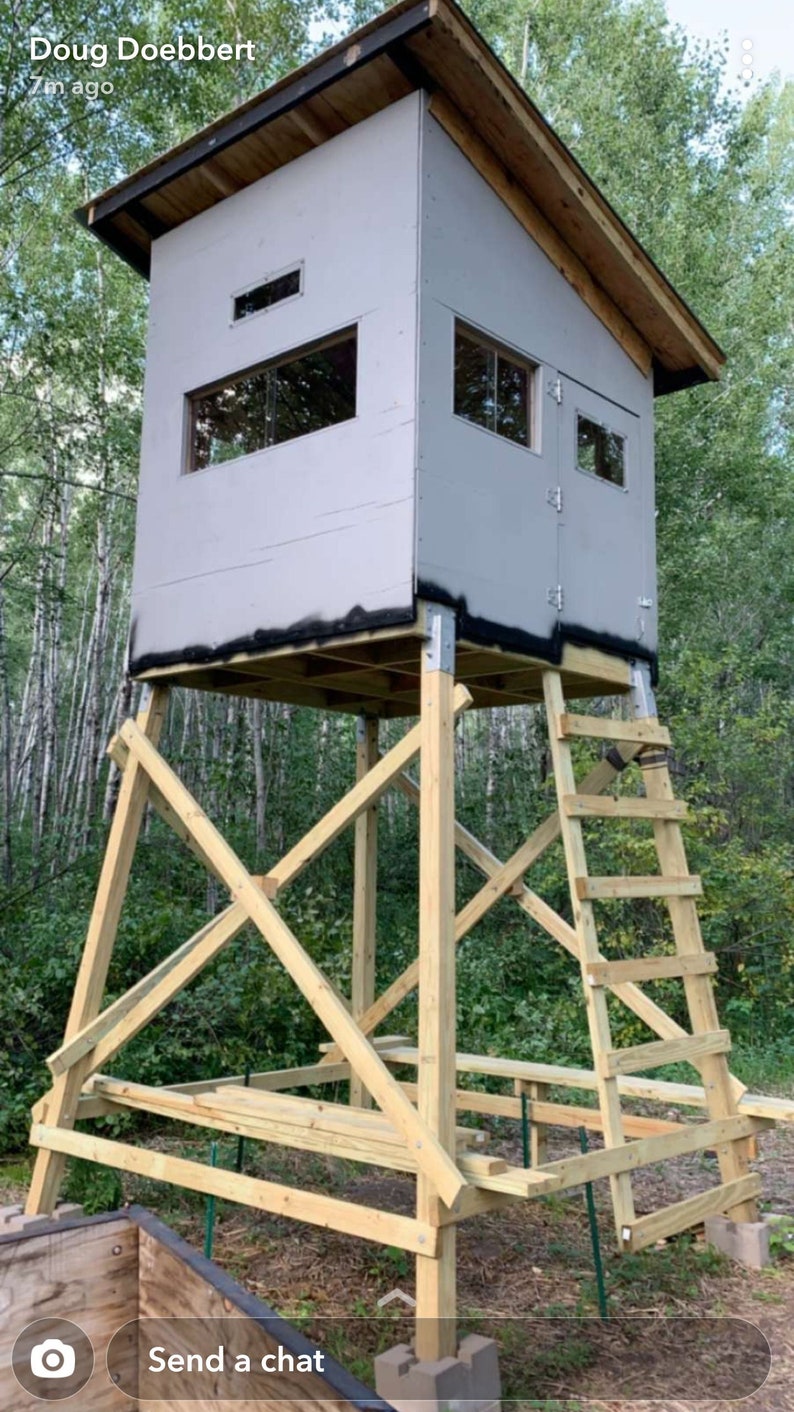 Deer Stand Brackets (4 Piece Set) DIY Hunting Platform - Etsy