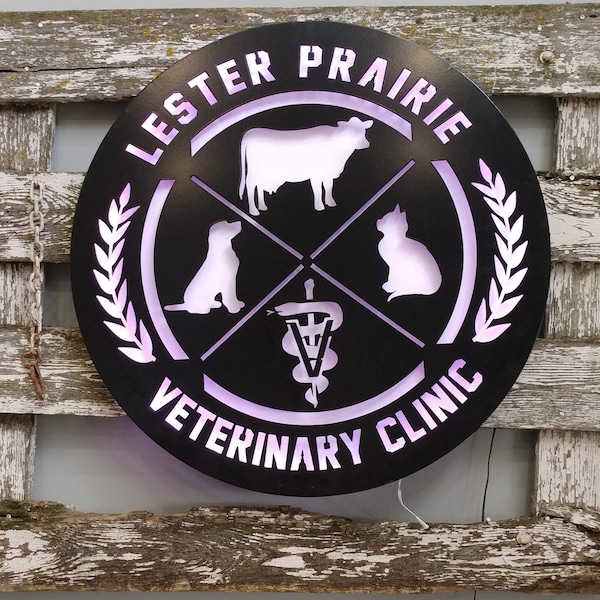 Back Lit Sign - Etsy