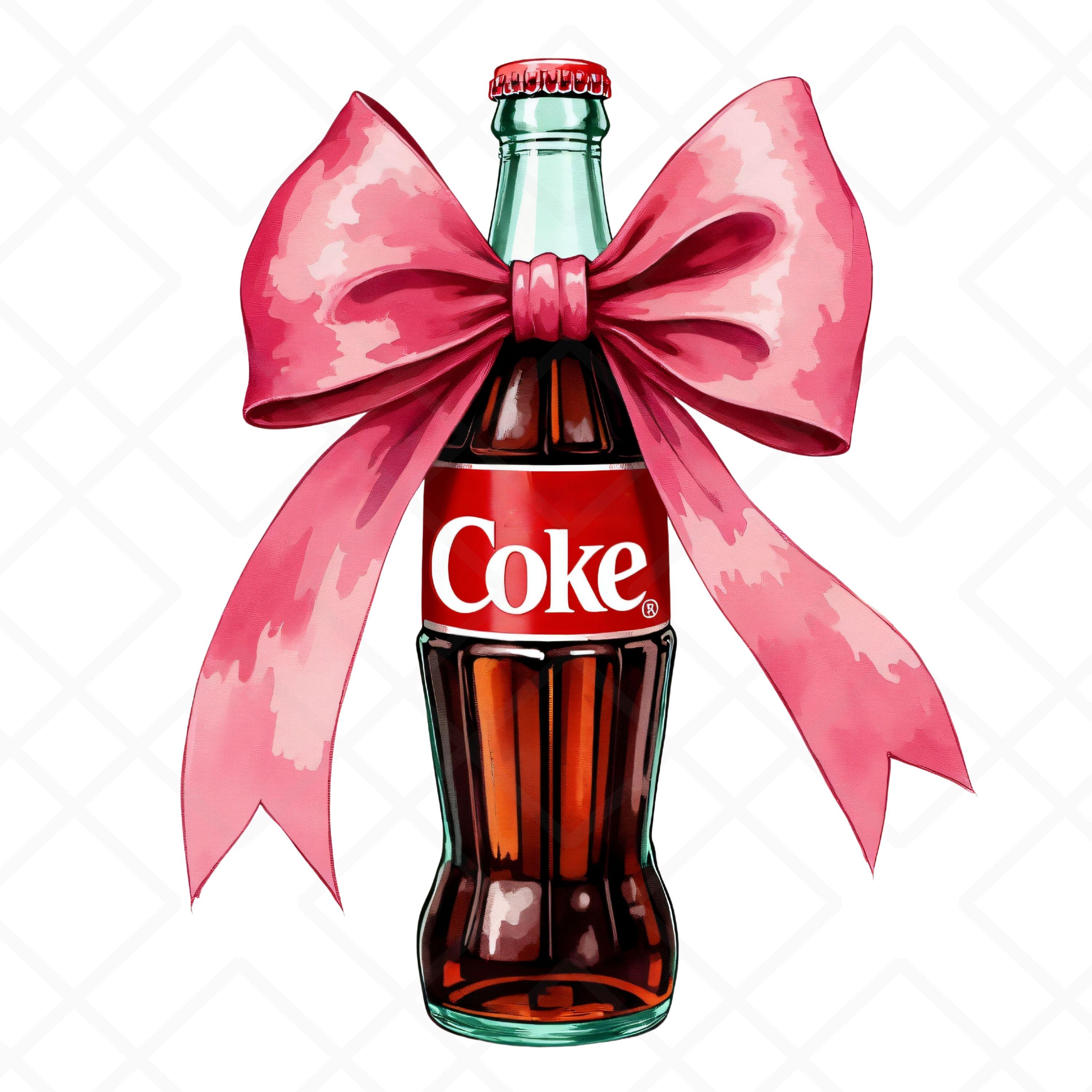 Coke Pink Coquette Png Clipart, Coke Pink Bow Png, Coke Pink Bow ...
