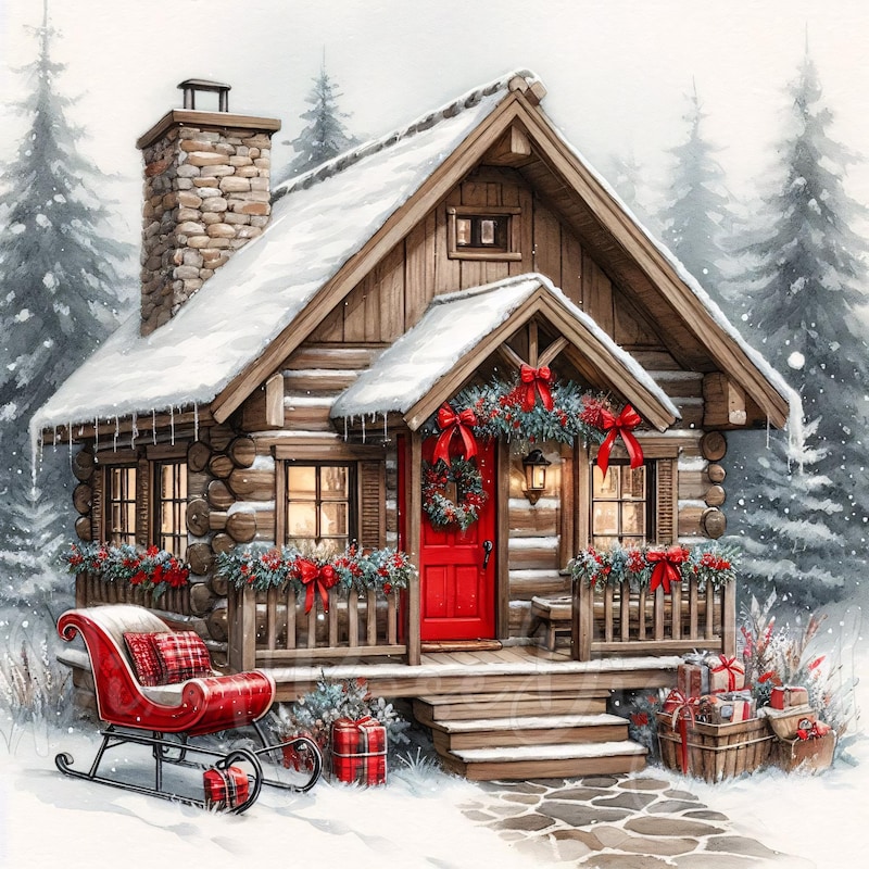 Log House Sublimation - Etsy