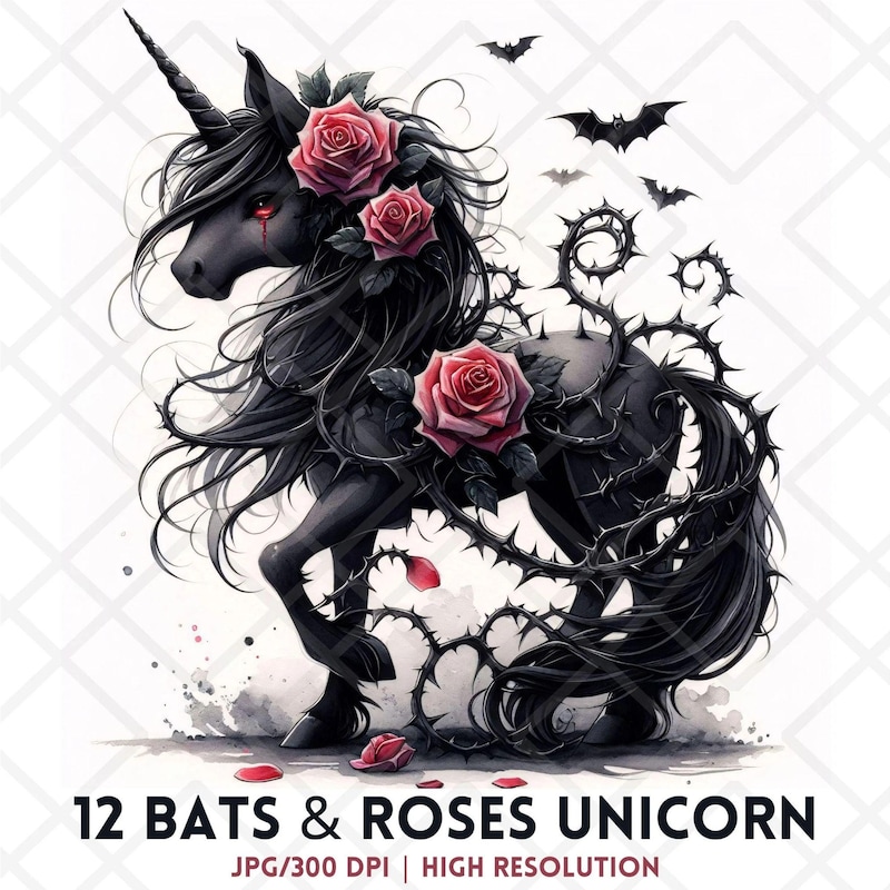 Rose fledermaus clipart - Etsy.de