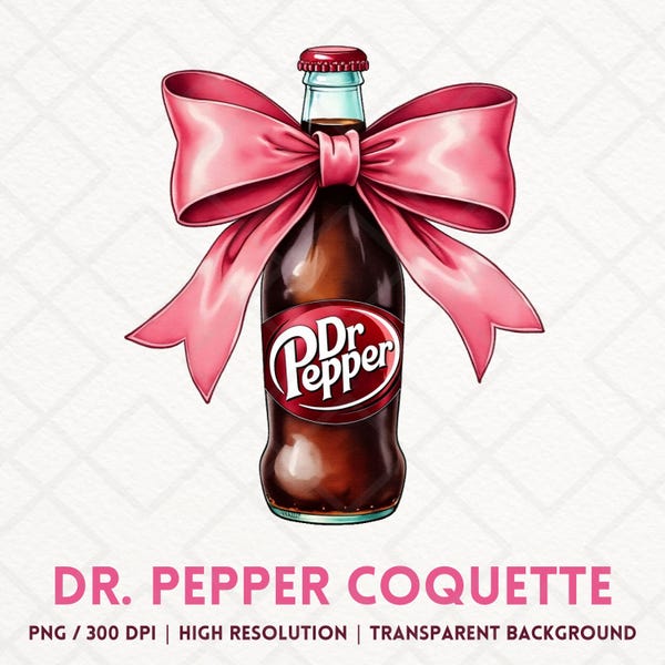 Dr Pepper With Bow - Etsy