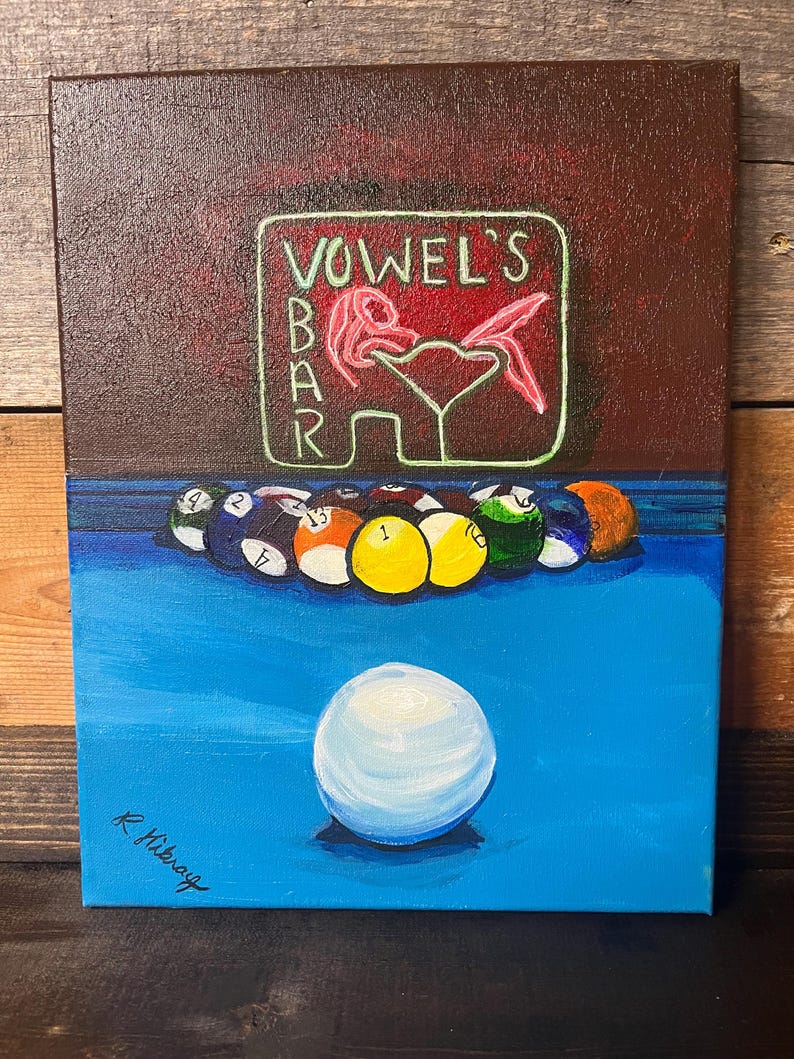 Pool Hall Wall Art - Shop Decor - Bar Decor - Etsy