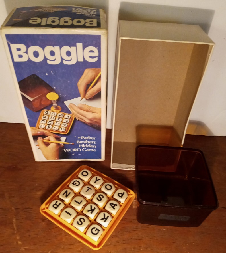 1976 Parker Brothers Boggle Game - Etsy
