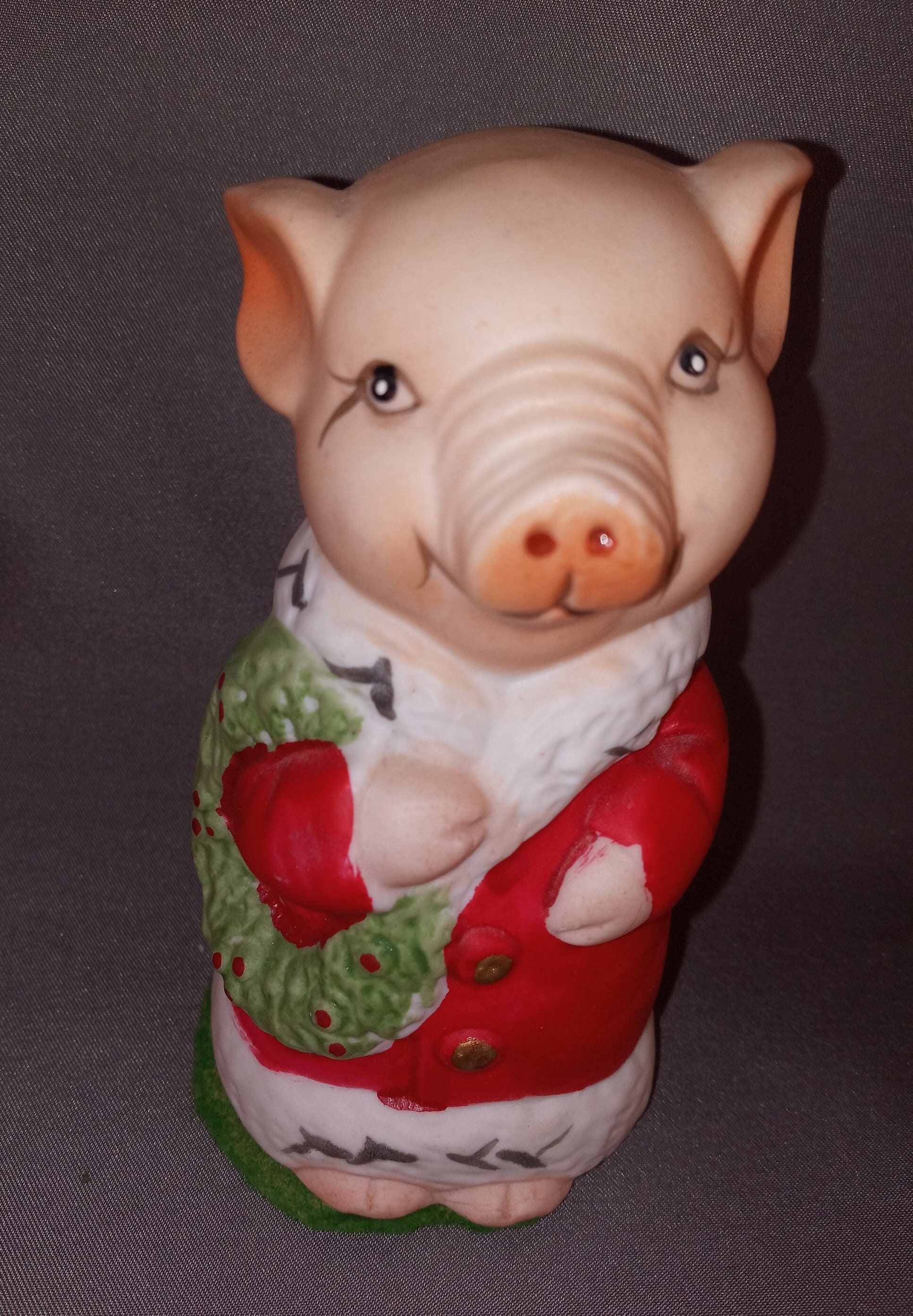 Vintage Jasco Christmas Pig Bell - Etsy