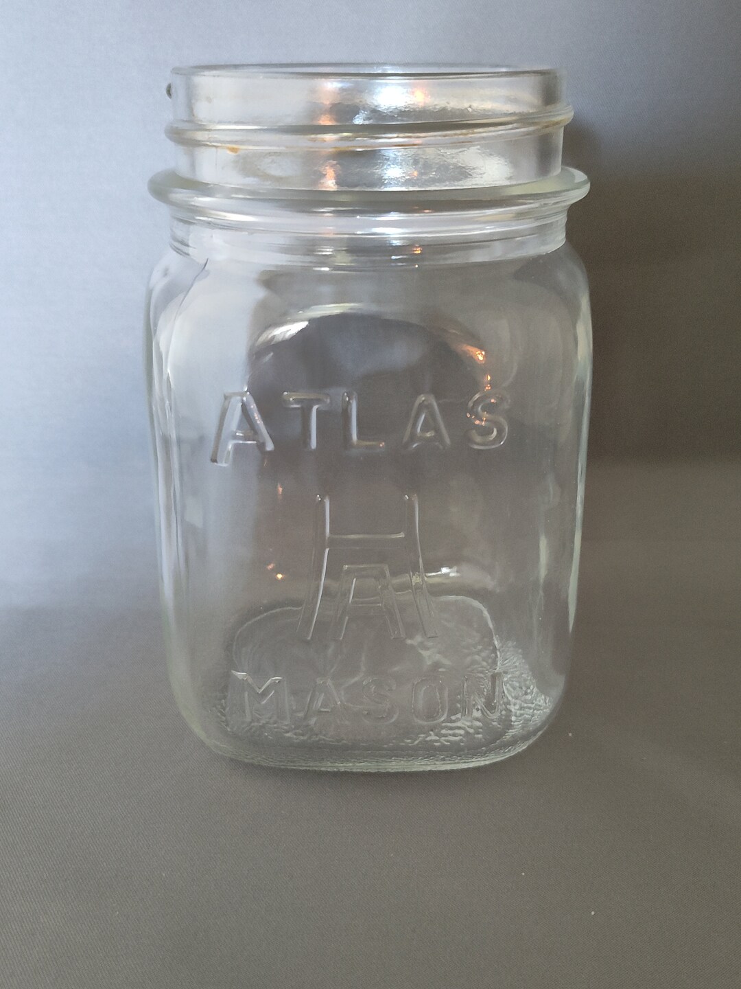 Vintage Atlas Jar - Etsy