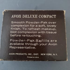 Vintage Avon Compact - Etsy