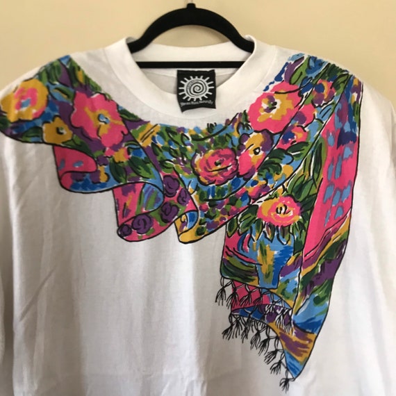 Vintage Steven Ross Naturally Art-to-Wear 80s Floral … - Gem