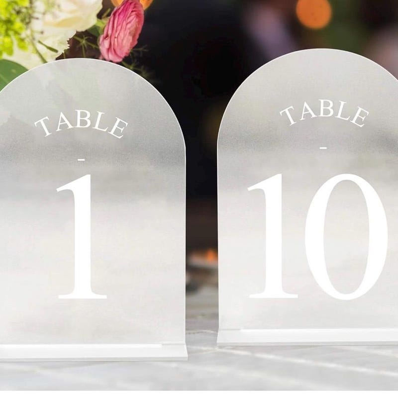 Party Table Numbers - Etsy