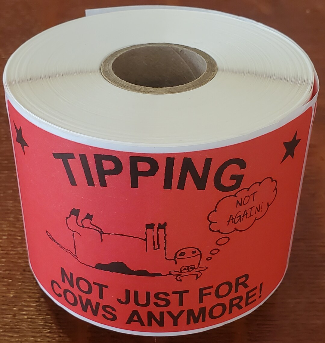 Stickers Bag Sealers Tip Reminder Labels for Doordash, Grubhub, Favor ...