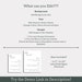 Minimalistic Let's Drink Menu Card Template Printable - Etsy