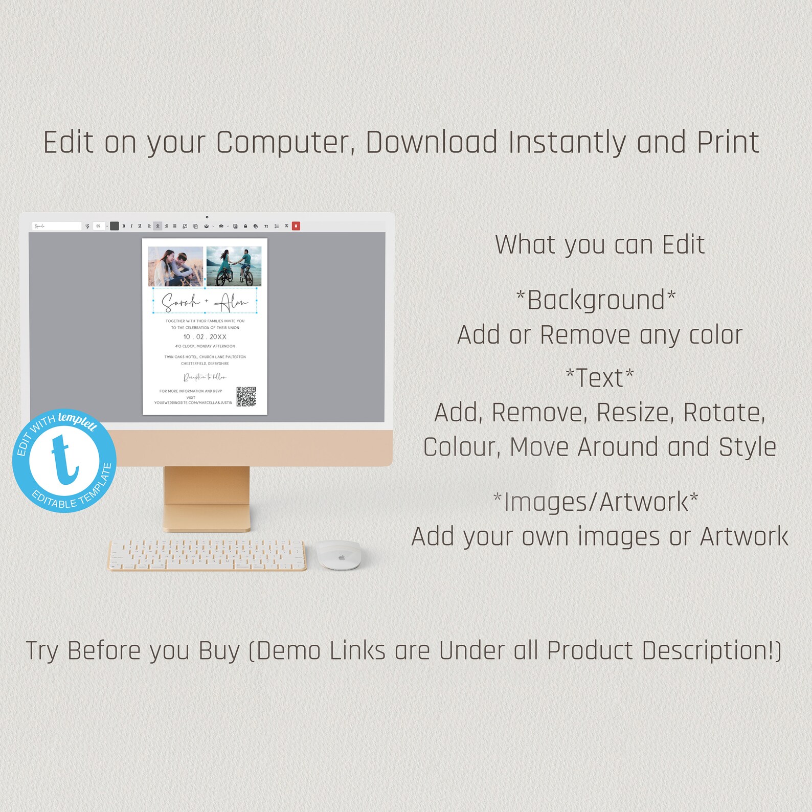 In Loving Memory Sign, in Memory of Wedding Sign, Memorial Sign, Printable in Loving Memory Sign ...