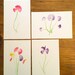Watercolor Notecards Hand-painted Originals - Etsy