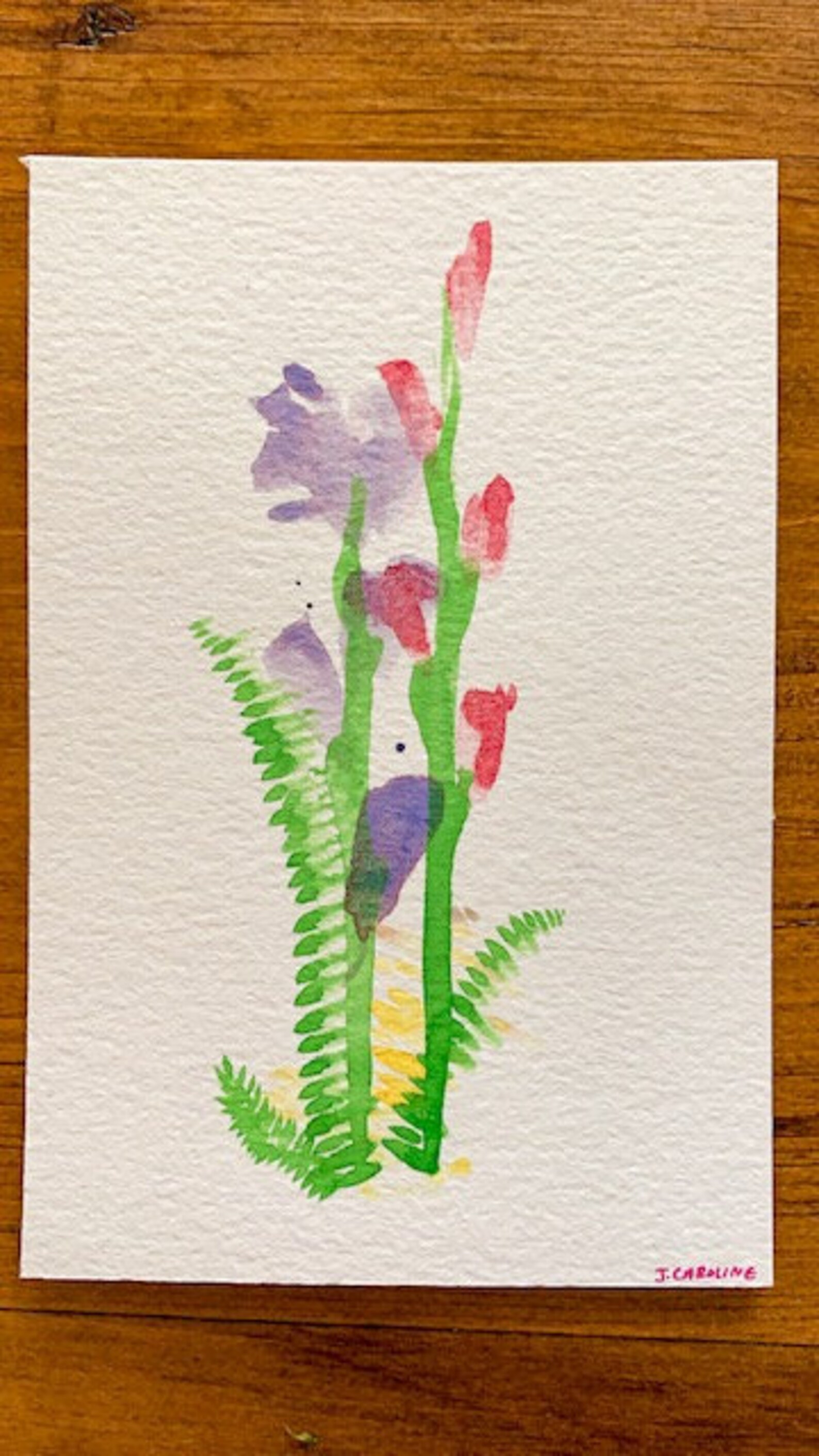 Watercolor Notecards Hand-Painted Originals | Etsy