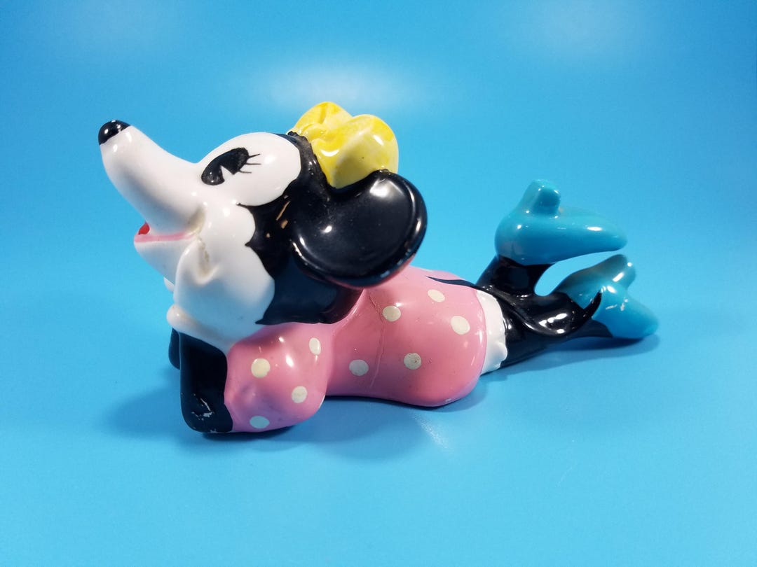Vintage Walt Disney Japan Minnie Mouse Ceramic Porcelain Collectible ...