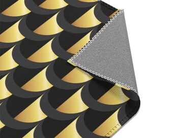 Gold Art Deco Rug - Etsy