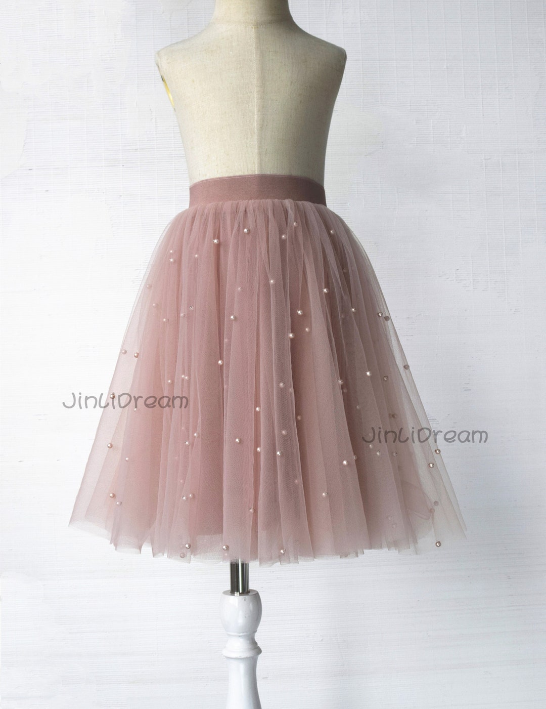 Girls Tulle Skirt,pearl Girls Wedding Tulle Skirt Pearl Tulle Birthday ...