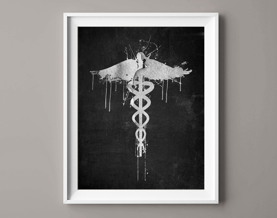 Caduceus Poster Medical Symbol Doctor Graduation Nurse Gift Medical ...