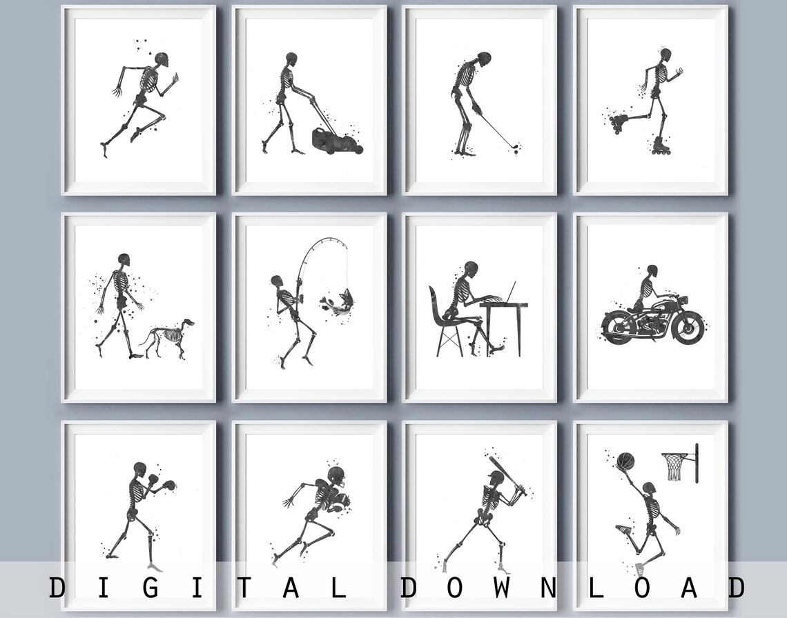 12 Human Anatomy in Motion Phases of Human Locomotion | Etsy