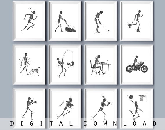 12 Human Anatomy in Motion Phases of Human Locomotion | Etsy