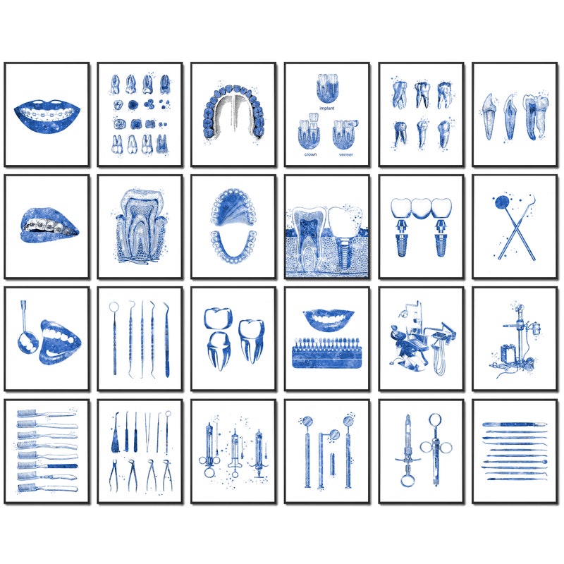 Dental Art Printable - Etsy