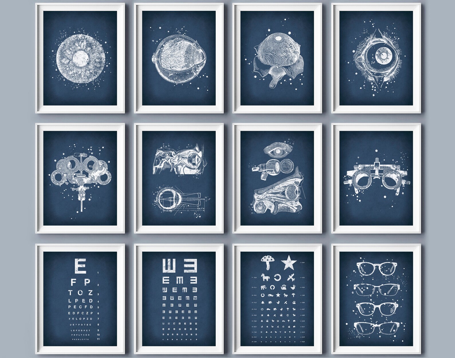 Ophthalmic Clinic Decor Prints: Optometry Science Art (11x14) - Etsy