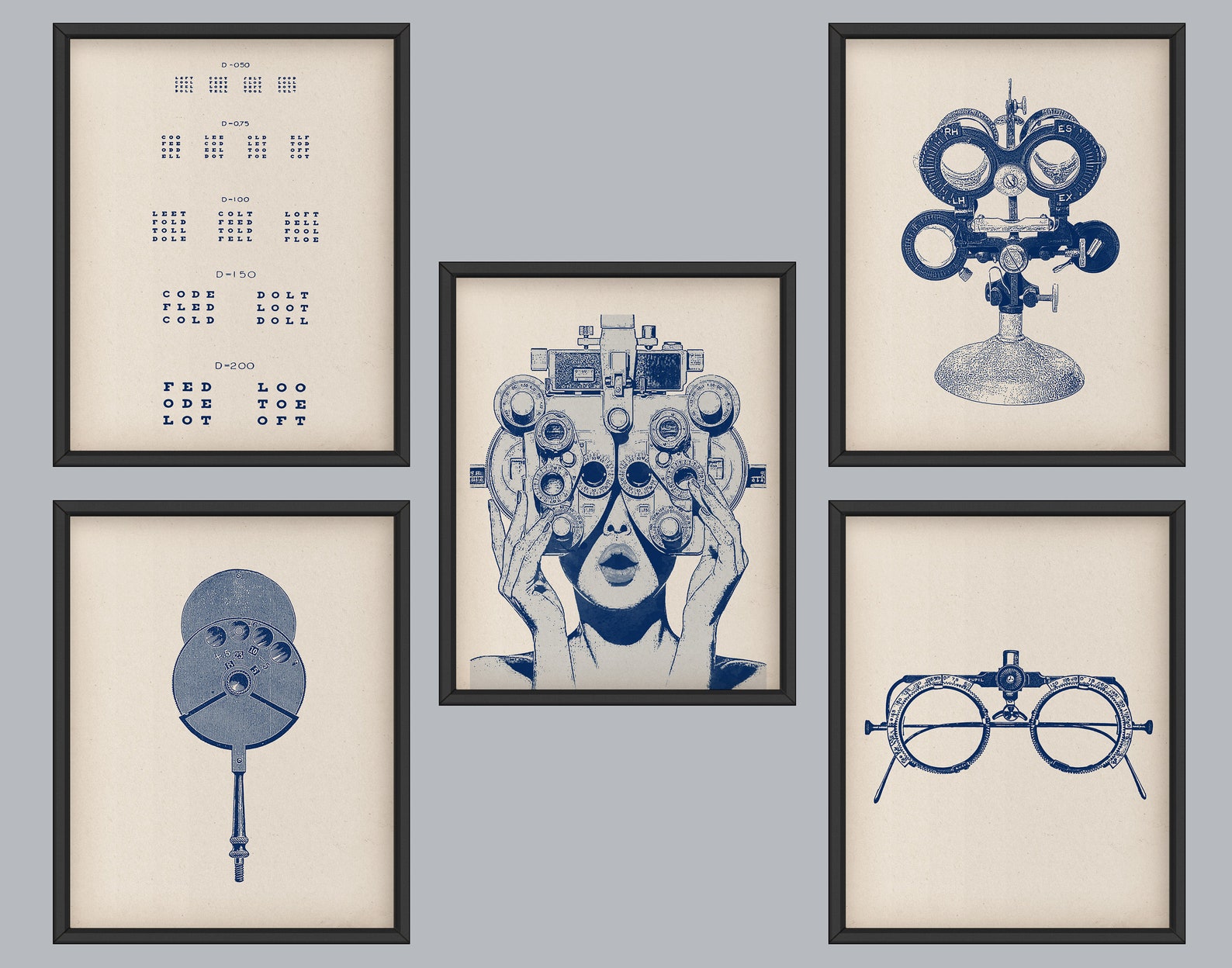 5 Optometric Physician Gift Ocylist Gift Optometry Art Ophthalmology ...