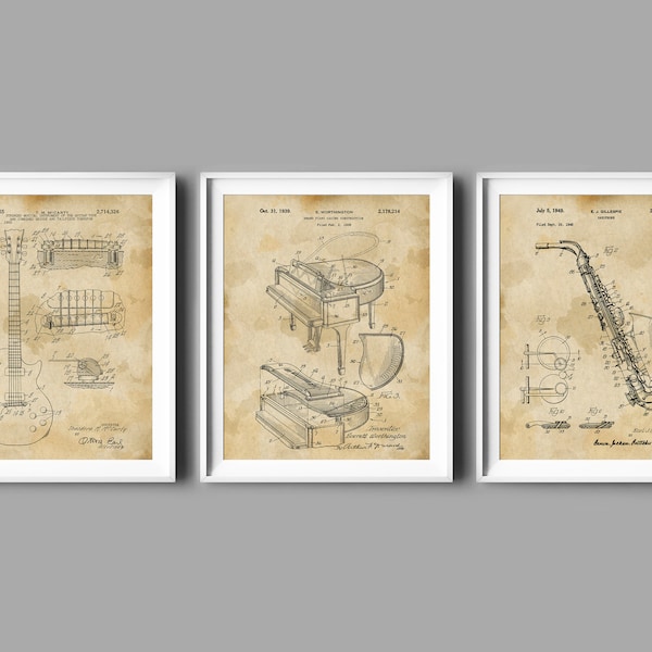 Music Patent - Etsy