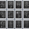 Set 6 Cat Anatomy Art Feline Anatomy Poster Pet Anatomy Art Biology Art ...