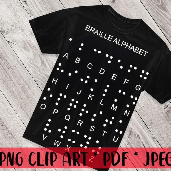 Braille Alphabet Stencil - Etsy