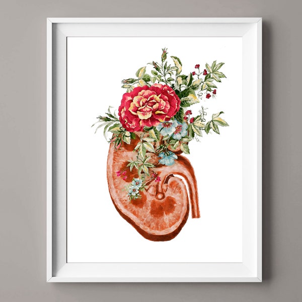 Floral Kidney - Etsy